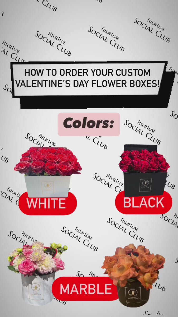 Custom Order: Mother’s Day Fresh-Cut Flower Box – Fleur Luxe Social Club